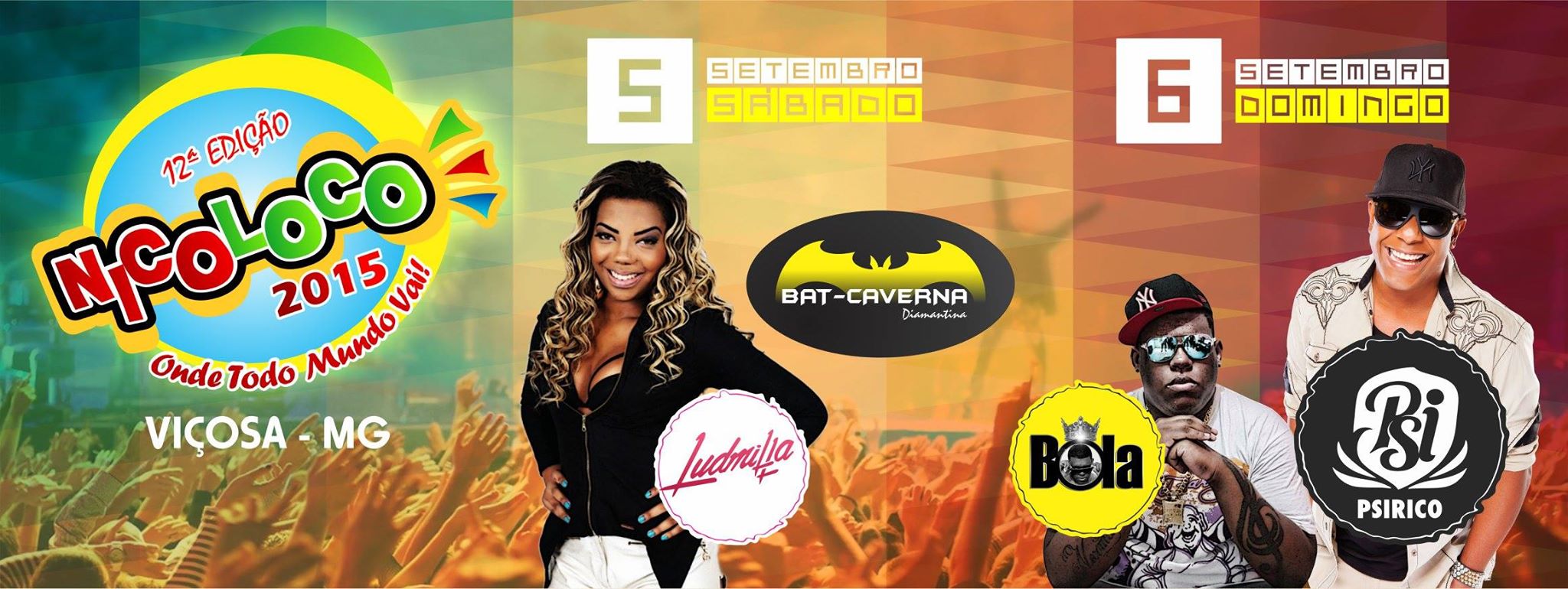 Nicoloco Viçosa 2015 Shows e Atrações